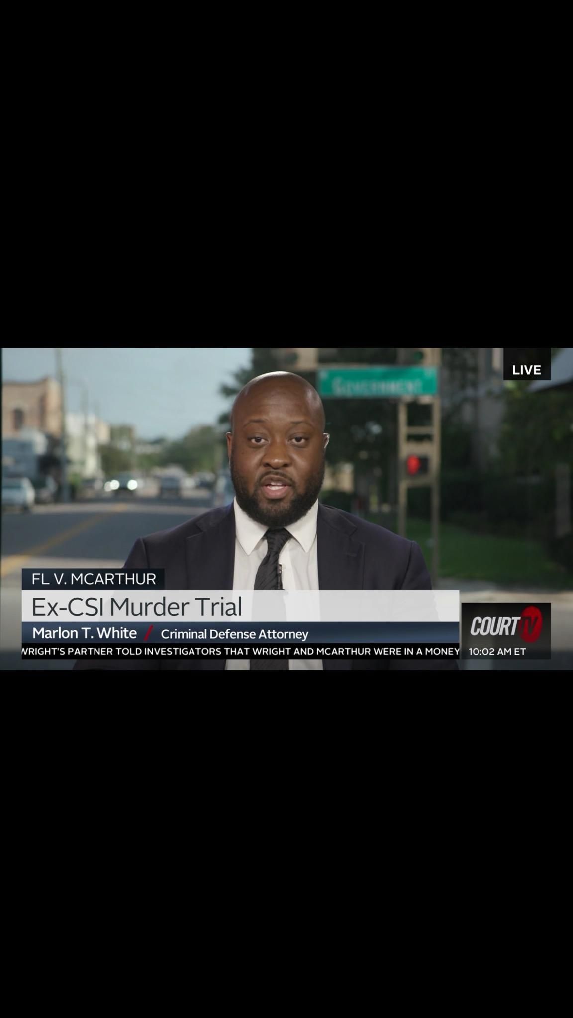 Watson Firm attorney Attorney Marlon White invited by Court TV to ...