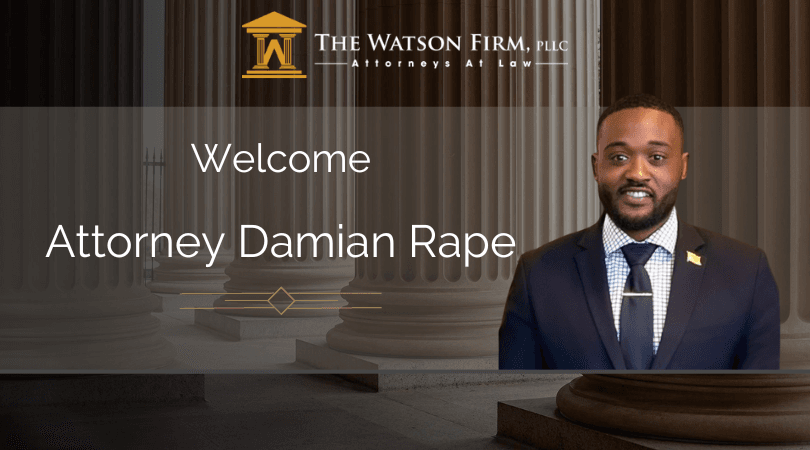 The Watson Firm is pleased to announce the addition of attorney Damian ...